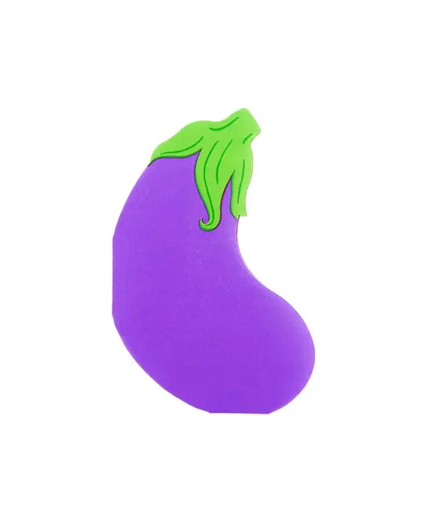 JOLLITY & CO Le Dinner Eggplant Paper Guest Napkins, Set Of 16 - Multicolor