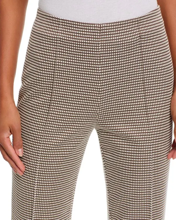 Rag & Bone Irina Kick Flare Pants - Brown Grid
