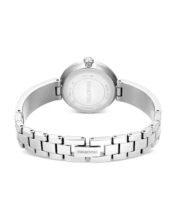 SWAROVSKI Matrix Pearl Bangle Watch, 26mm - Silver
