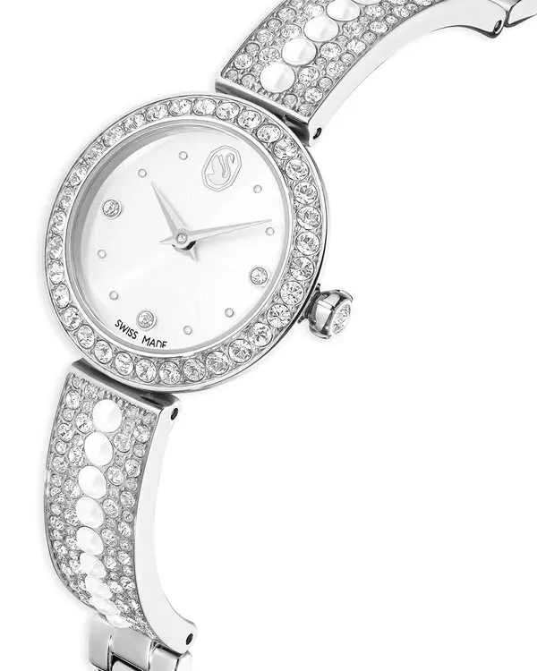SWAROVSKI Matrix Pearl Bangle Watch, 26mm - Silver