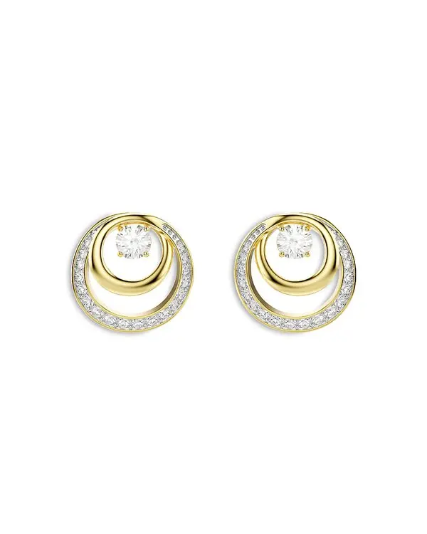 SWAROVSKI Hyperbola Stud Earrings - Gold