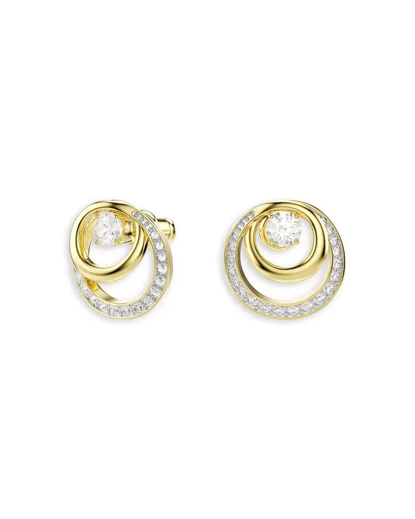 SWAROVSKI Hyperbola Stud Earrings - Gold