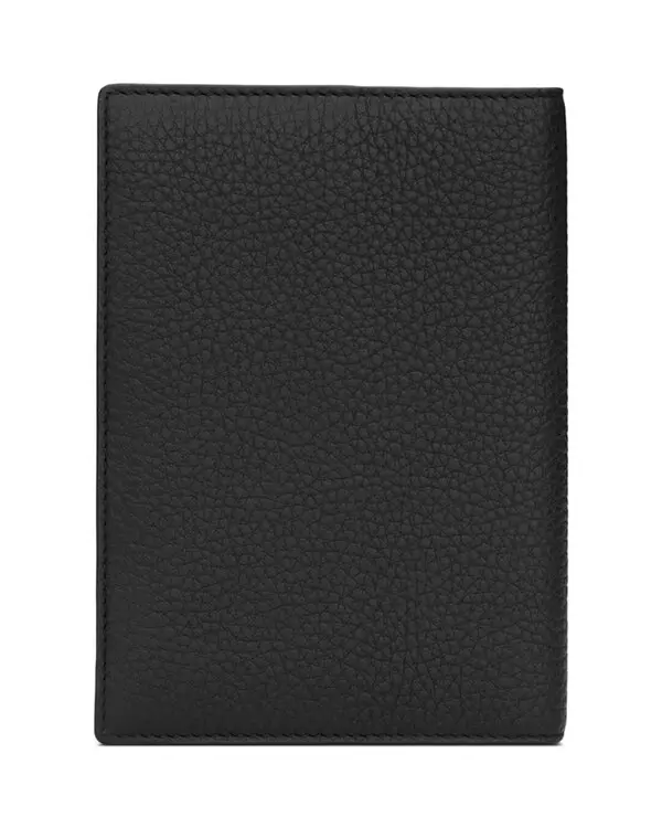 Saint Laurent Tiny Cassandre Passport Case - Black