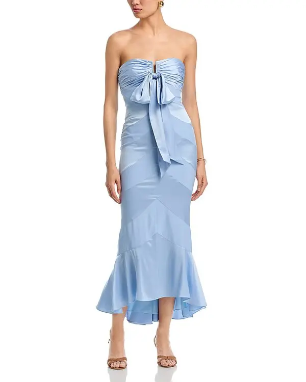Cinq À Sept Cadilyn Silk Dress - Cornflower