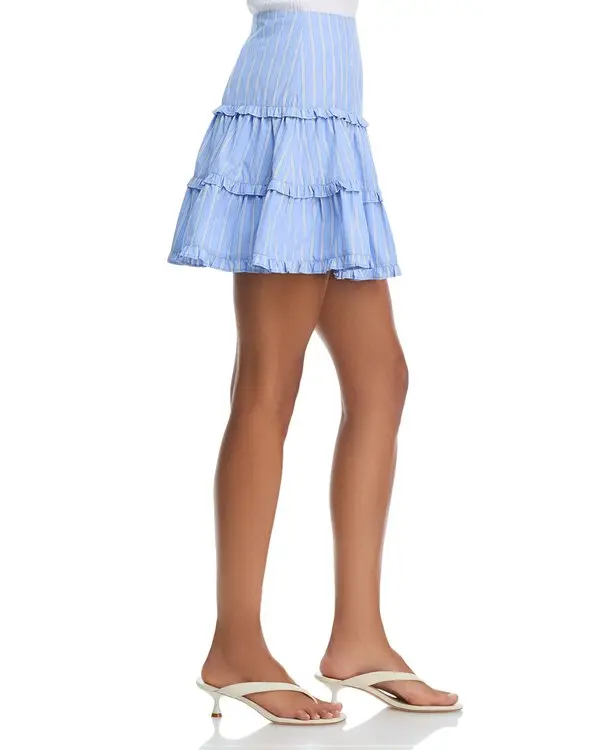 Cinq À Sept Lili Stripe Thea Skirt