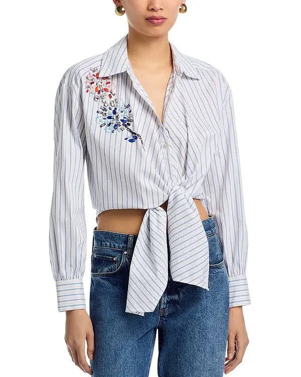 Cinq À Sept Twilight Spark Marianna Blouse - White/corn