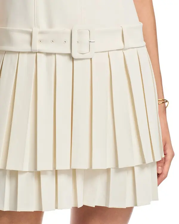 Cinq À Sept Reena Pleated Dress - Ivory