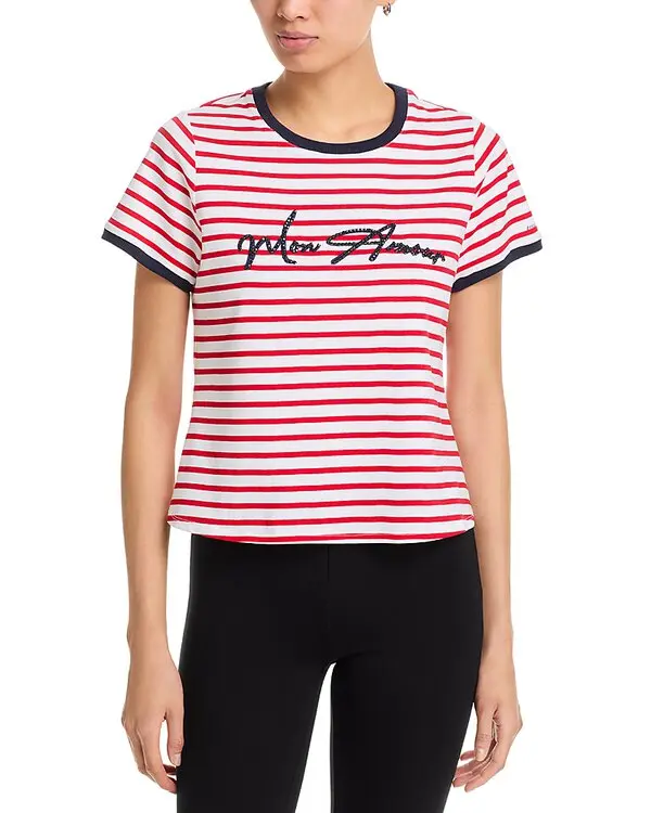 Cinq À Sept Mon Amour Striped Tee