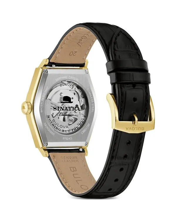 Bulova Frank Sinatra Nothing But The Best Watch, 37mm