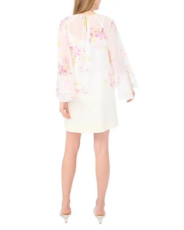 Vince Camuto Double Ruffle Sleeve Blouse