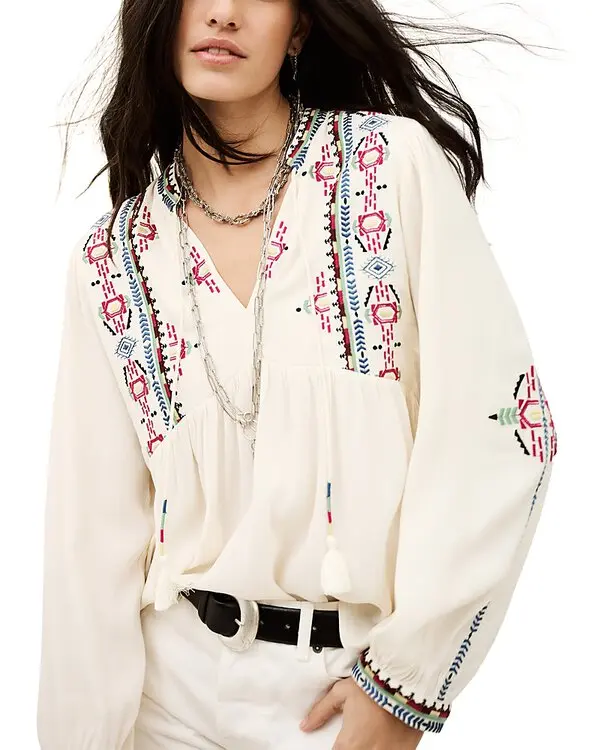 Ba&sh Tilt Blouse - Off White