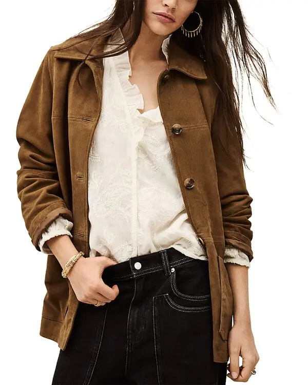 Ba&sh Mario Leather Jacket