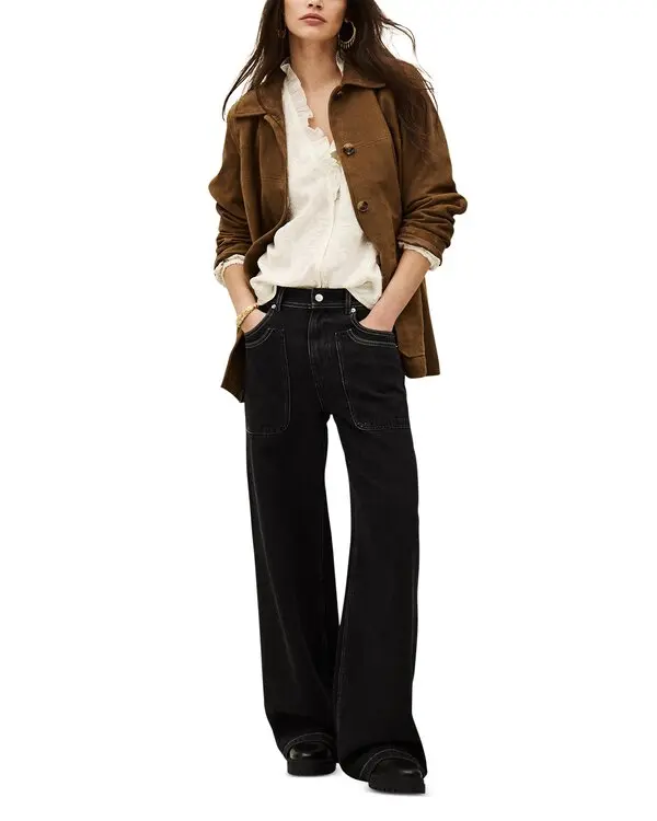 Ba&sh Mario Leather Jacket