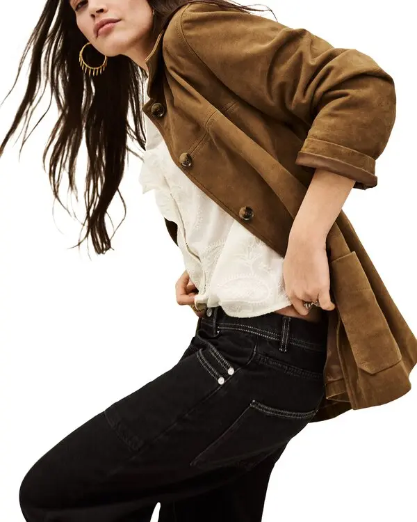 Ba&sh Mario Leather Jacket