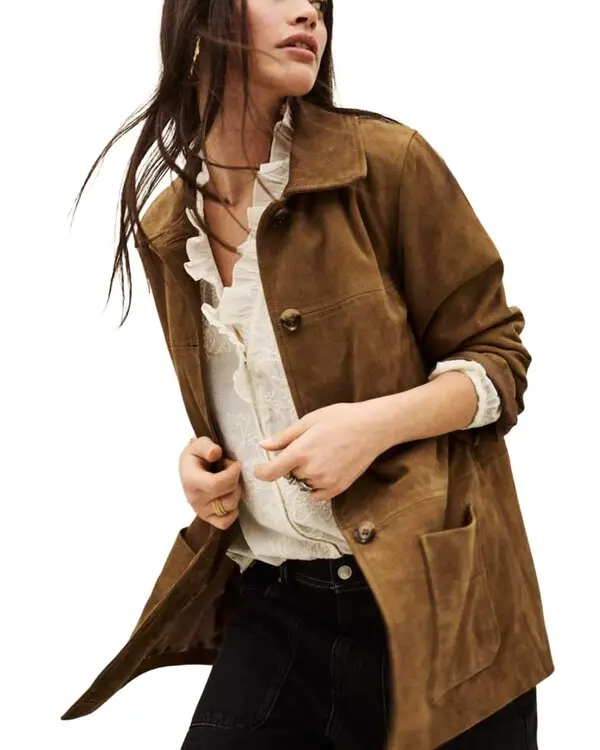 Ba&sh Mario Leather Jacket
