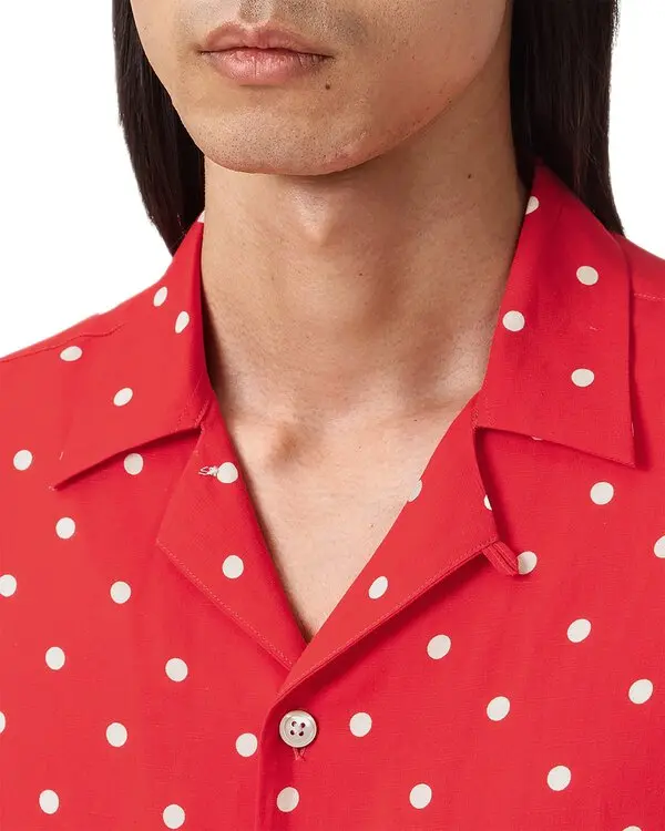 ALLSAINTS Mini Polka Dot Boxy Fit Shirt