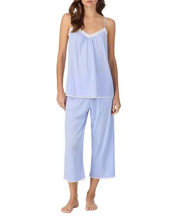 Eileen West Camisole & Capri Pants Pajama Set - Solid Lilac