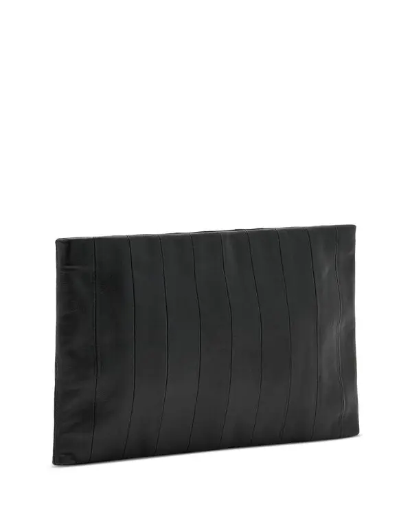 ALLSAINTS Bettina Small Panel Leather Clutch