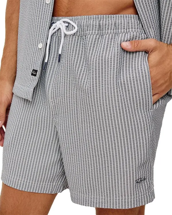 Rails La Brea 6" Swim Shorts - Navy Deck Stripe
