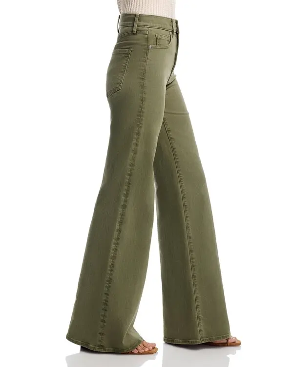 Veronica Beard Joplin High-rise Flare Jeans - Army