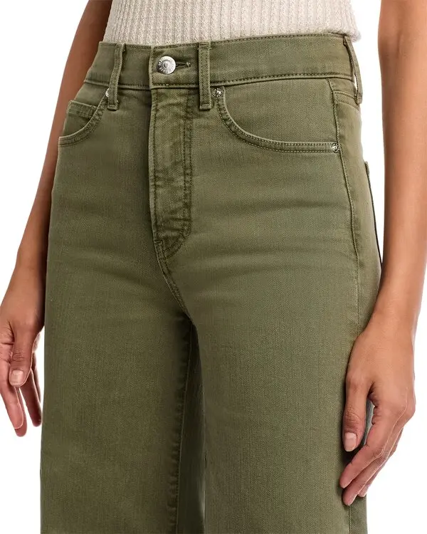 Veronica Beard Joplin High-rise Flare Jeans - Army