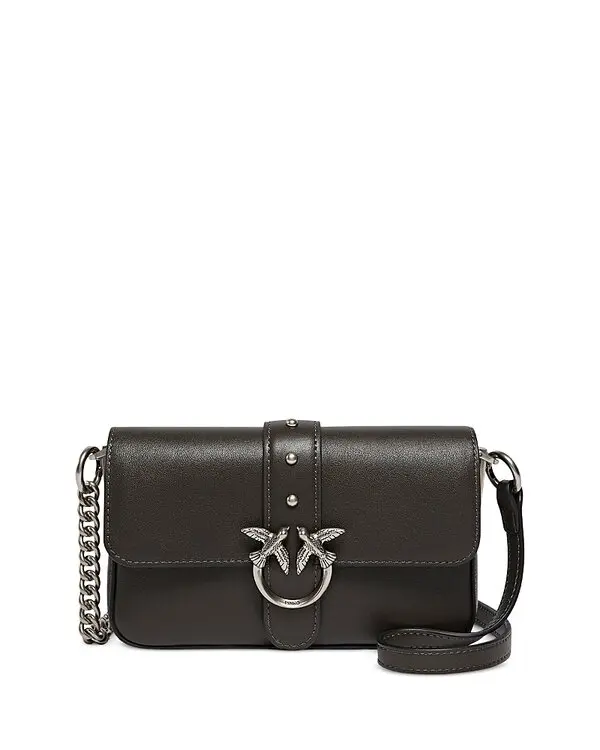 Pinko Love One Leather Crossbody