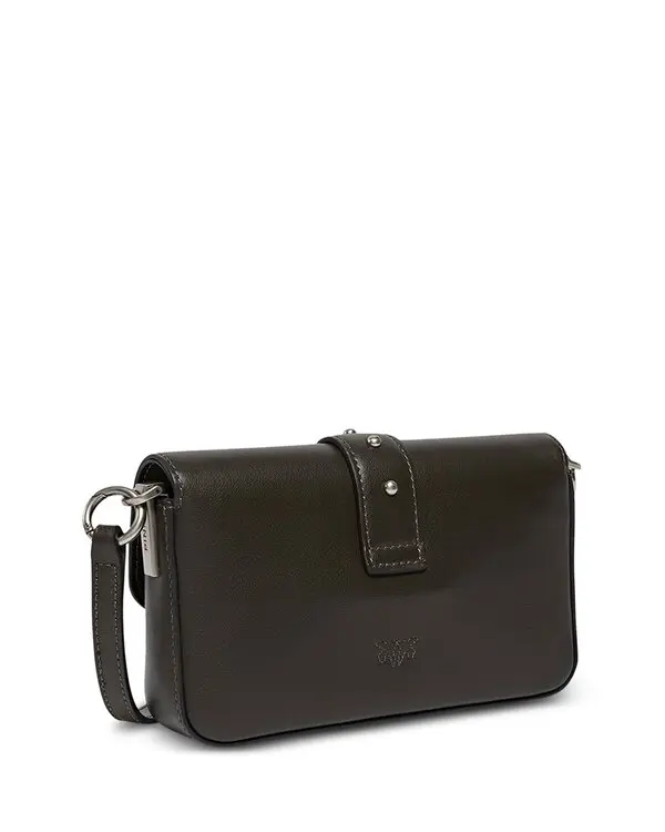 Pinko Love One Leather Crossbody