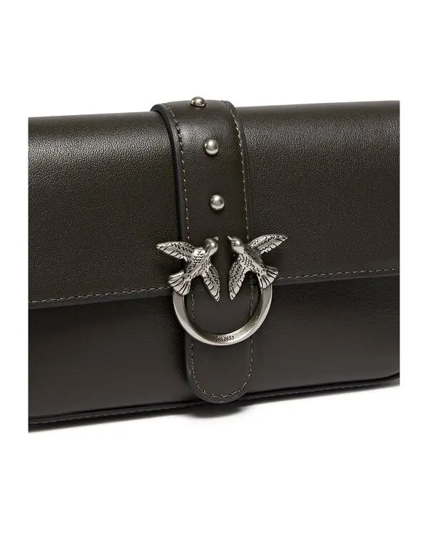 Pinko Love One Leather Crossbody - Ko