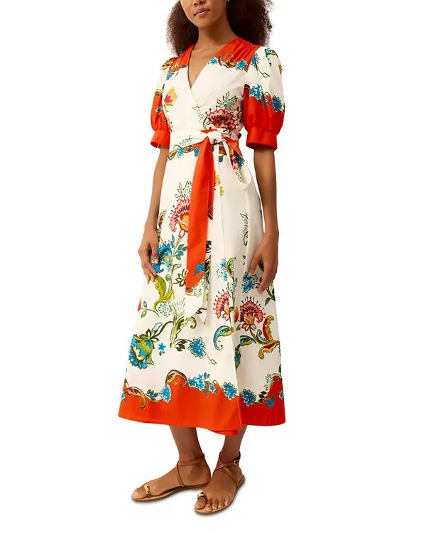 MARIE OLIVER Rita Wrap Dress - Cartagena