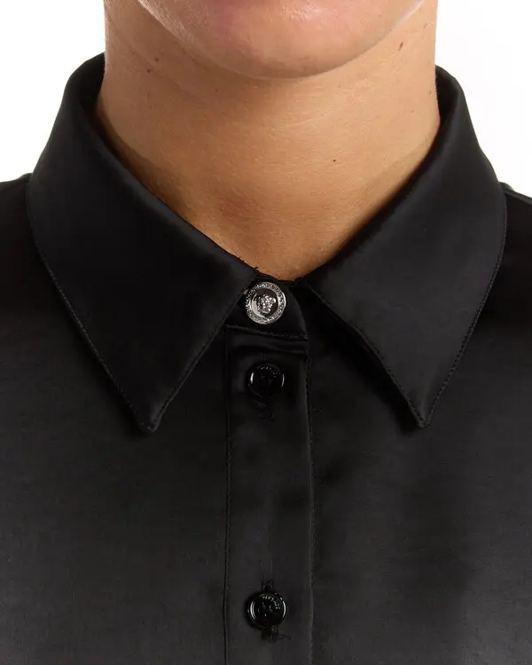 Versace Informal Washed Techno Satin Shirt