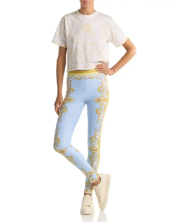 Versace Spring Barocco Leggings