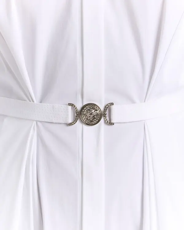 Versace Poplin Belted Shirt Dress
