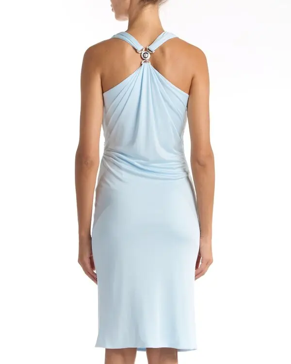 Versace Drape Jersey Dress