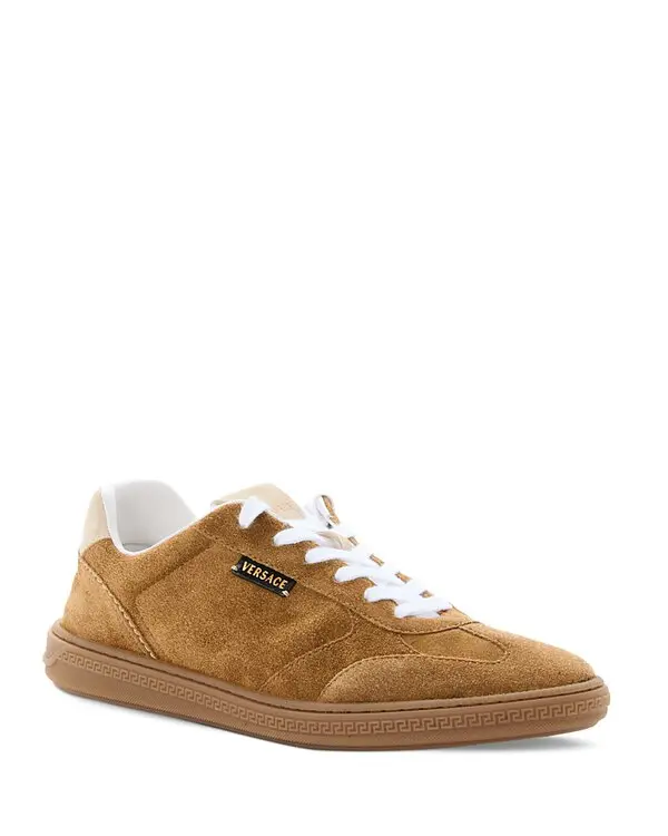 Versace Lace Up Low Top Sneakers