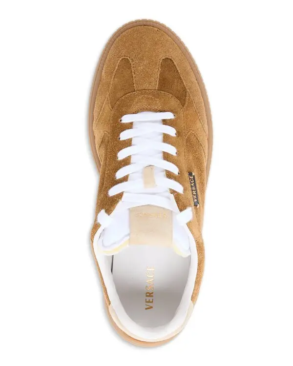 Versace Lace Up Low Top Sneakers