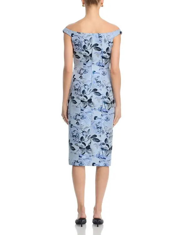MILLY Floral Jaquard Dress