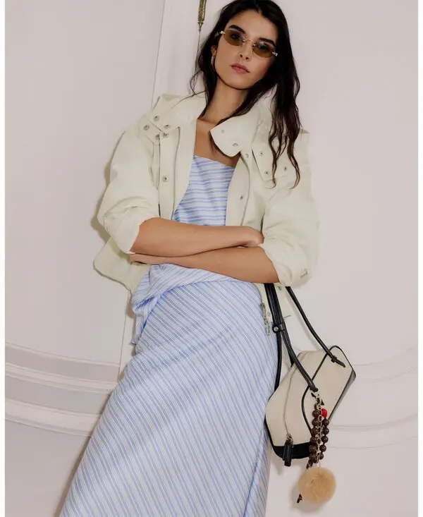 Aqua Stripe Tank Top