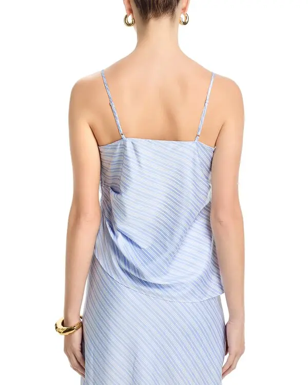 Aqua Stripe Tank Top