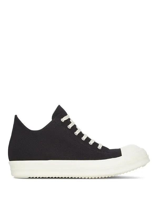Rick Owens Concordians Low Top Sneakers - Black/milk