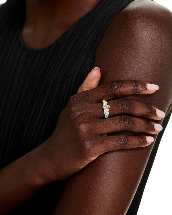 Bloomingdale'S Diamond Beaded Multirow Ring In 14k Gold