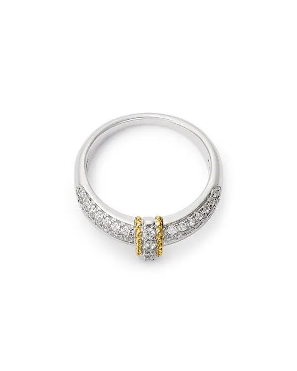Bloomingdale'S Diamond Beaded Multirow Ring In 14k Gold