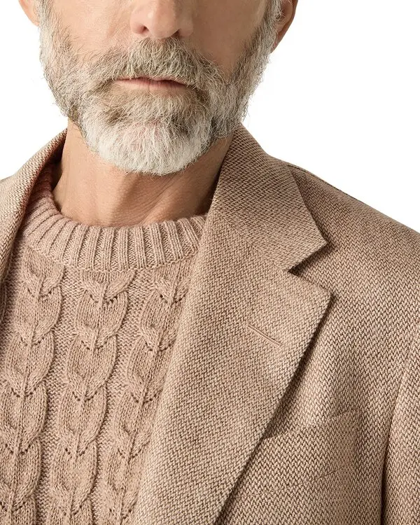 Zegna Silk And Linen Jacket