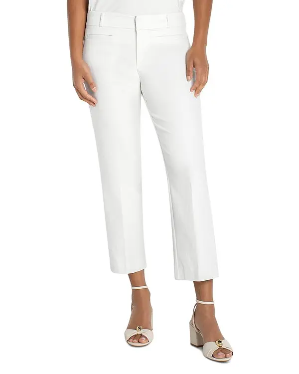 LIVERPOOL Welt Pocket Crop Pants - Whipped Cream