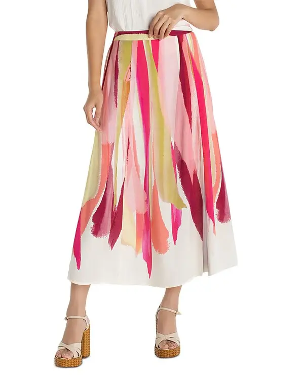 LIVERPOOL Printed Maxi Skirt - Pink Multi