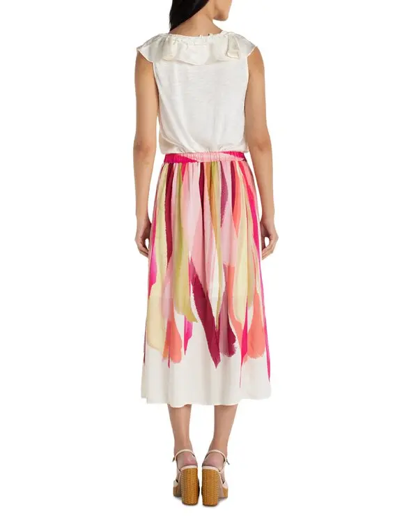 LIVERPOOL Printed Maxi Skirt - Pink Multi