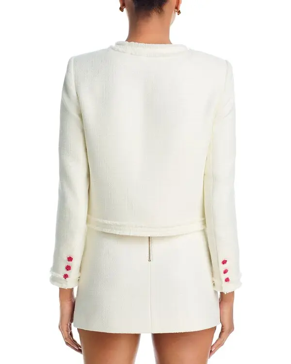 Alice + Olivia Landon Cropped Boxy Jacket