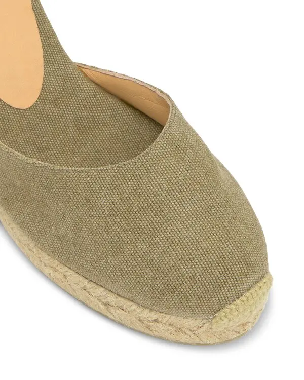 CastaÑer Carol Espadrille Wedge Pumps - Laurel