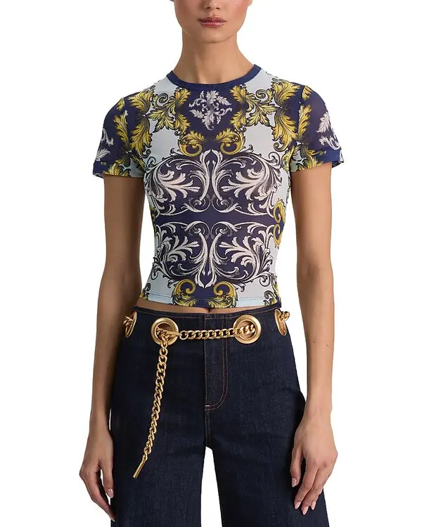 Alice + Olivia Tess Crewneck Tee