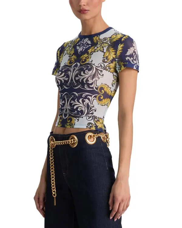 Alice + Olivia Tess Crewneck Tee