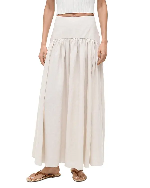 Staud Procida Linen Skirt
